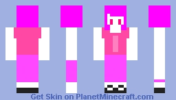 pretty in pink Minecraft Skin