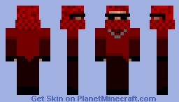 Red Bounty Hunter Steve Minecraft Skin