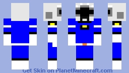 Blue Shadow Ranger | Power Rangers Turbo Minecraft Skin