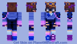 Couriway: MCC TR2 - Blue Bats Minecraft Skin