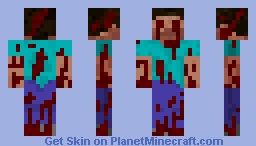 Blood Steve Minecraft Skin