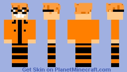 orange (good side) Minecraft Skin