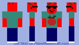 Drippy Tomato Minecraft Skin
