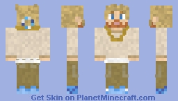 Blonde boy gold chain Minecraft Skin