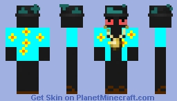 Black man (slim arm) Minecraft Skin