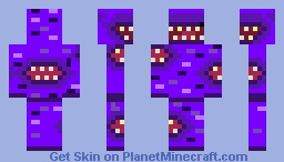 Purple Mouth Monster Minecraft Skin
