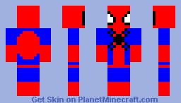spider man Minecraft Skin