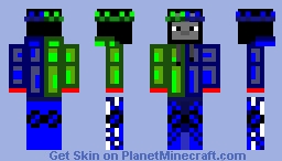 Hive Styled Gamer Minecraft Skin