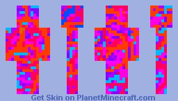 Glitch Man Minecraft Skin