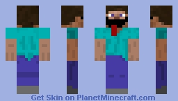 Freaky steve Minecraft Skin