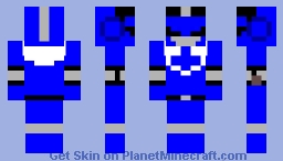 Evil Time Force Blue Ranger | Power Rangers Time Force Minecraft Skin
