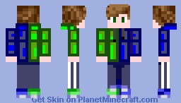 Hive Styled Gamer Minecraft Skin
