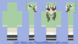 Dino girl Minecraft Skin