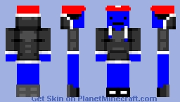 blue guy Minecraft Skin