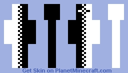 half Minecraft Skin