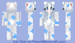 Yuna azul vaca Minecraft Skin