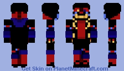 Error Sans - Errortale Minecraft Skin