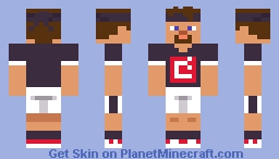 Bare Bones Steve Athlete Minecraft Skin