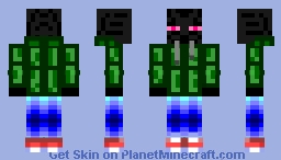 Hive/Minecraft Styled EnderMan Gamer Minecraft Skin