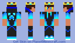 Gamer King Minecraft Skin
