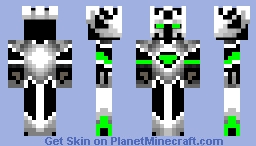 robot vert Minecraft Skin