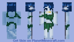 dolphin mermaid finished Minecraft Skin