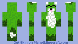GREEN FURRY Minecraft Skin