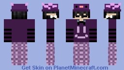 i made a purple one ^^ Minecraft Skin