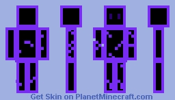 Purple Neon Skin Minecraft Skin