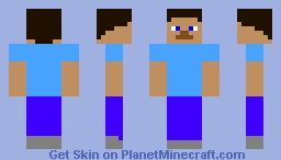 NO TEXTURE STEVE Minecraft Skin