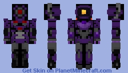Transformers Final-Generation: Shockwave Minecraft Skin