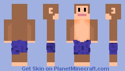 monke no chain :p Minecraft Skin
