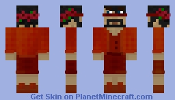 MCC EC Red Captain Sparklez Minecraft Skin