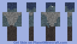 Blue Zombie Minecraft Skin