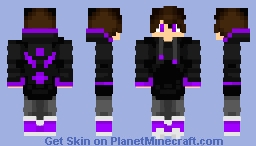 roxa lindo kk Minecraft Skin