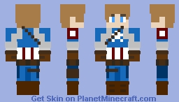 Captain America 2011 Minecraft Skin