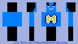 bluefight Minecraft Skin