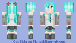 Hatsune Miku Minecraft Skin