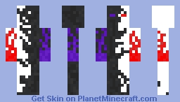 Corrupted Entity ( end & Blood ) Minecraft Skin