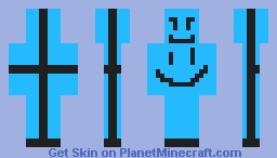 Blue man Minecraft Skin