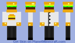 Burger Man Subject 000 Minecraft Skin