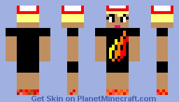 Life guard with Preston styles merch Minecraft Skin