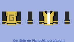 Golden Geckos Jacket Layer Minecraft Skin