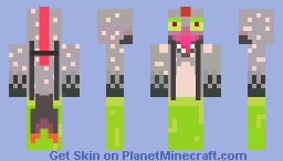 Splatoon Salmonling (Fixed) Minecraft Skin
