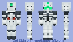 RGM-79 GM (White Dingo) Minecraft Skin