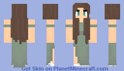 Female, Brown Hair, Green/Blue Eyes, White Heels, Green Fashionable ...