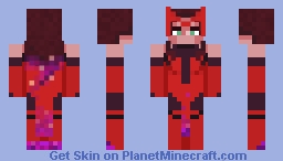 Scarlet Witch - Russell Dauterman Design (Marvel Comics) Minecraft Skin