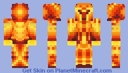 Solar Flare Armor Minecraft Skin