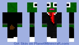 Classy blue duck Minecraft Skin