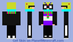Girl Atomic Winter Minecraft Skin